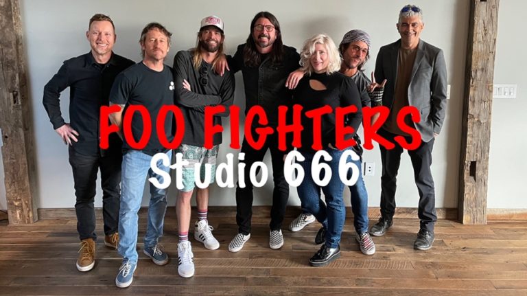 Go behind the scenes of the Foo Fighters’ new horror-comedy film ...